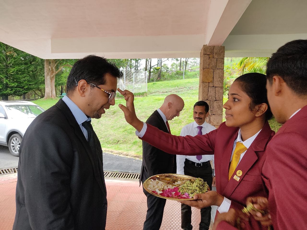 Campus Visit by Dean- of HTMi Switzerland, Mr. Jack Iverson In Our ...